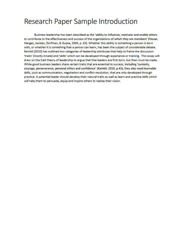  How To Write Introduction For Research Project How To Write The 